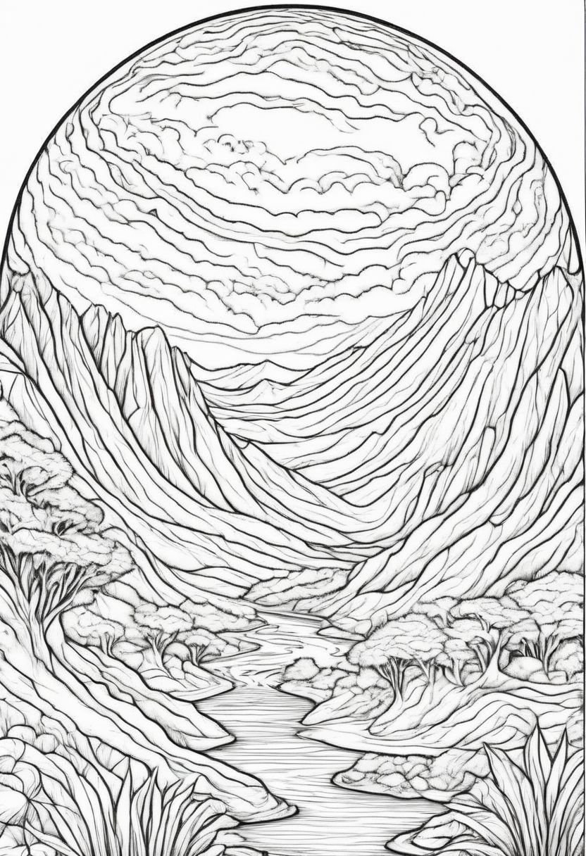 coloring page earth - Easy how to drawing