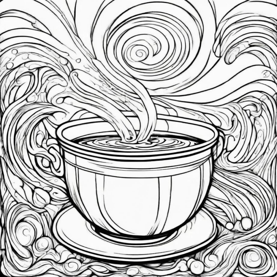 soup can coloring page - Easy how to drawing